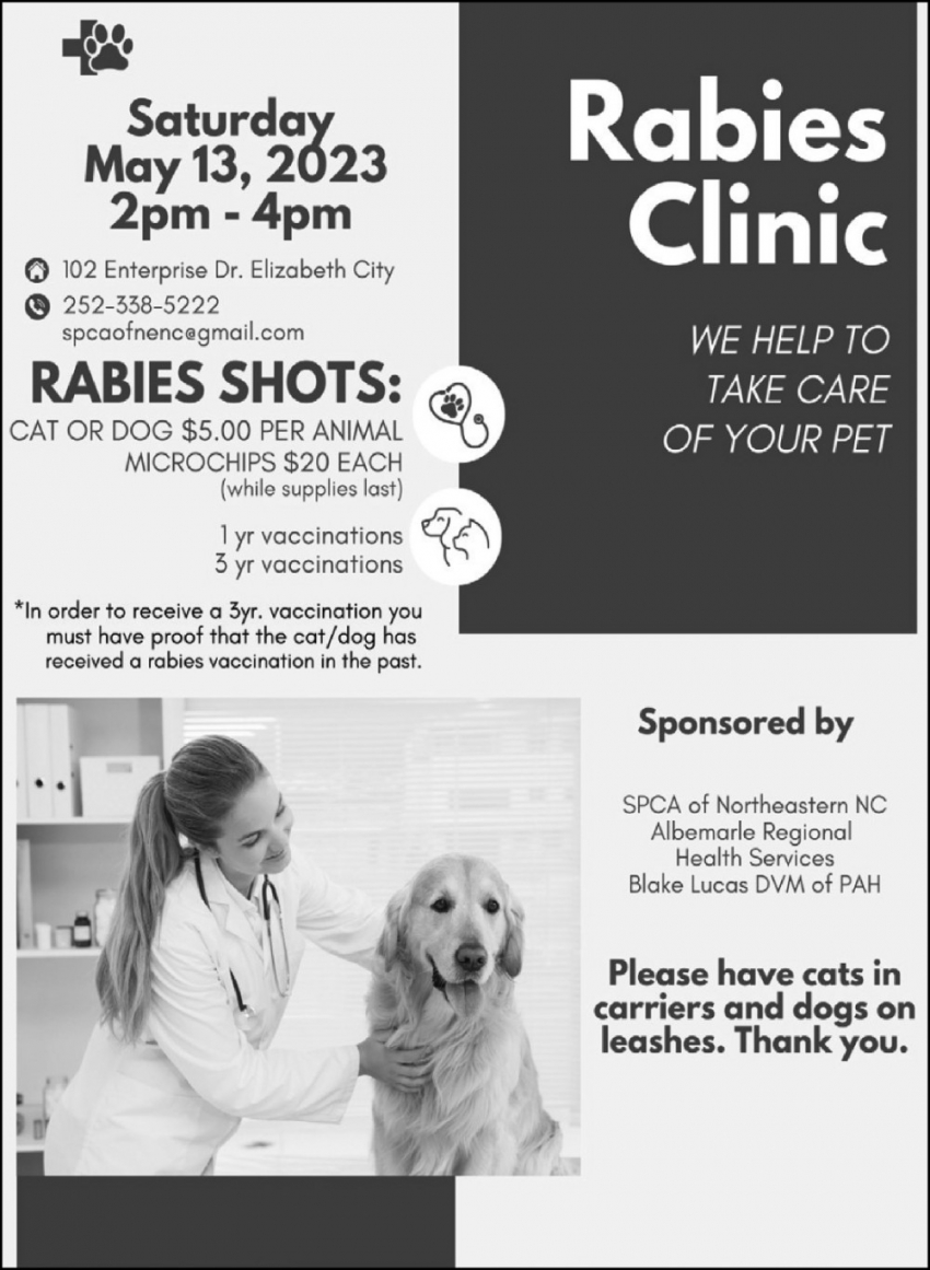 Rabies Shots, Rabies Clinic