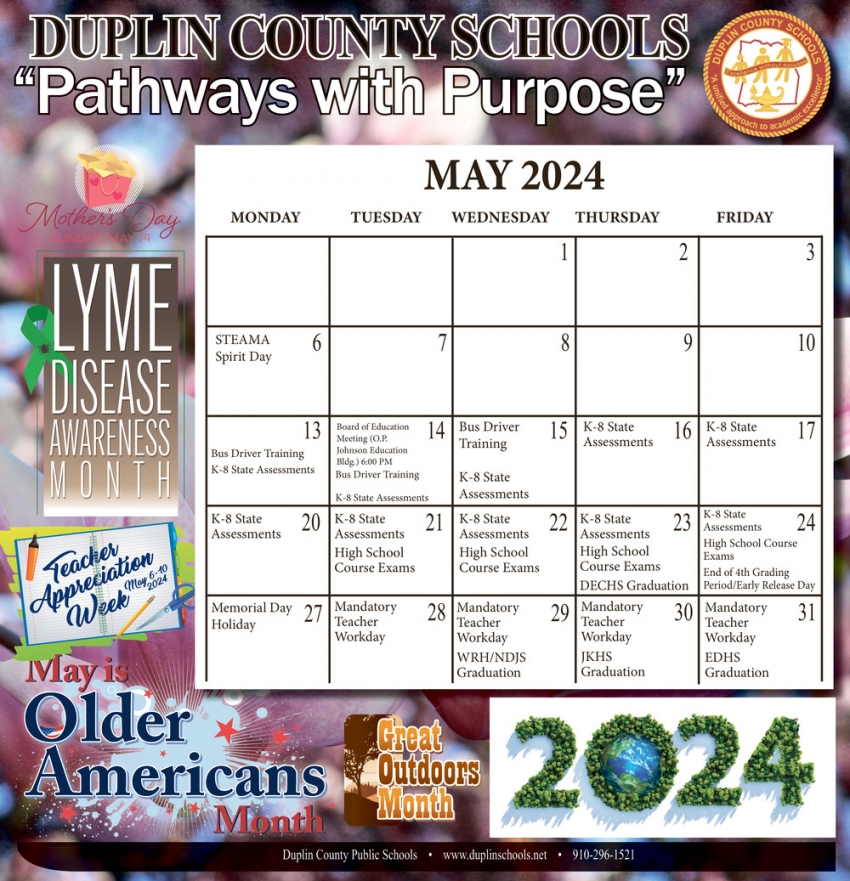 May 2024, Duplin County Public Schools, Kenansville, NC