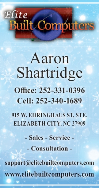 Aaron Shartridge, Elite Built Computers